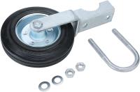 China Galvanized Finish 6 Inch Under Mount Farm Gate Caster for Outdoor Sliding Wheels for sale