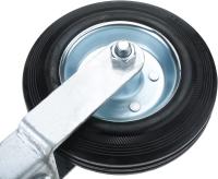 China Galvanized Finish 6 Inch Under Mount Farm Gate Caster for Outdoor Sliding Wheels for sale