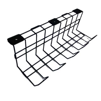 China Electric Wire Organizer Tray for Home/Office 2 Pack Wire Management Under Desk Shelf for sale