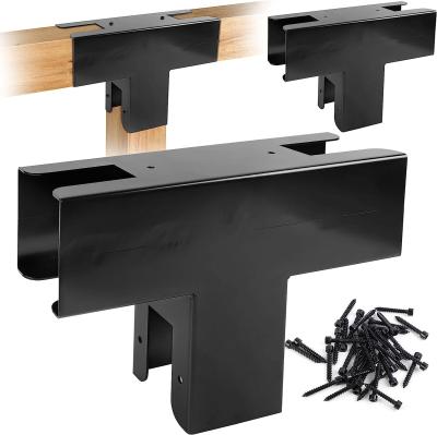 China Convenient 4X4 Arches Wood Post Base Pergola Kit with 3-Way Right Angle Corner Bracket for sale