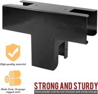 China Convenient 4X4 Arches Wood Post Base Pergola Kit with 3-Way Right Angle Corner Bracket for sale