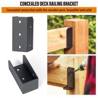 China Steel Deck Railing Brackets Connectors for 2