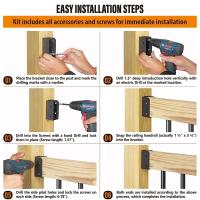 China Steel Deck Railing Brackets Connectors for 2