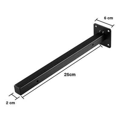 China Customized Packaging Heavy Duty Floating Shelf Brackets for Industrial Metal Shelving for sale