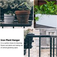 China Wall and Railing Flower Window Box Planter Brackets Process Stamping Punching Bending for sale