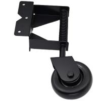 China Standard 4 inch Furniture Caster Wheels for Wooden Gate PVC Fence and Spring Loaded for sale
