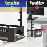 China Single Tier Cable Organizer for Desk Wire Management ISO9001 Rohs CE Certified for sale