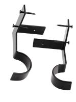China Traditional Design Style Hang Curtain Rod Holders Conveniently Tap Into Window Frame for sale