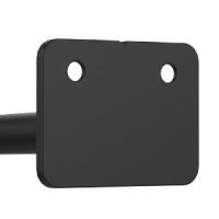 China Black or White T-Shaped Steel Floating Shelf Brackets Ideal for Wall Mounted Furniture for sale