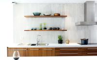 China Black or White T-Shaped Steel Floating Shelf Brackets Ideal for Wall Mounted Furniture for sale