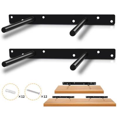 China Single-side Bracket Heavy Duty Hidden Shutter Wall Mounted Floating Shelf for Home Decor for sale