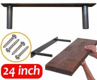 China Single-side Bracket Heavy Duty Hidden Shutter Wall Mounted Floating Shelf for Home Decor for sale
