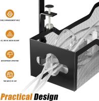 China Custom Size Cable Duct Desk No Drilling Wire Management for Office Cable Concealment for sale