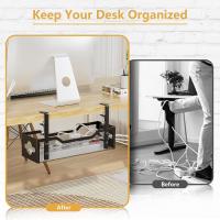 China Custom Size Cable Duct Desk No Drilling Wire Management for Office Cable Concealment for sale