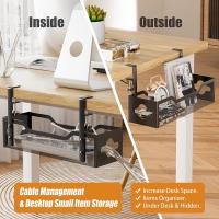 China Custom Size Cable Duct Desk No Drilling Wire Management for Office Cable Concealment for sale
