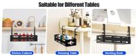 China Customizable Under Desk Cable Management Tray Packing All Metal Cable Management Box for sale