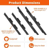 China Magnetic Steel Blackstone Griddle Wind Screens Keep Your Griddle Clean and Flame Safe for sale