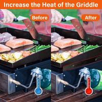 China Magnetic Steel Blackstone Griddle Wind Screens Keep Your Griddle Clean and Flame Safe for sale