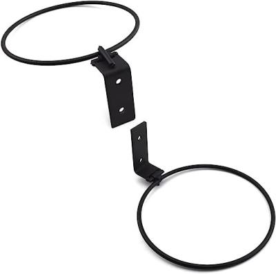 China 3 Pack Heavy Duty Flower Pot Ring Wall Bracket for Plant Pots Hook Type Installation for sale