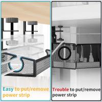 China Plating Metal Cable Tray Basket for Standing Desk in Office and Home 10 Silk Thickness for sale