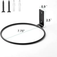 China Steel Plant Stand Hanging Bracket for 8 Inch Wall Mounted Plant Holder Ring for sale