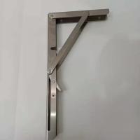 China 30 Inch Heavy Duty Folding Brackets Standard Stainless Steel Wall Mounted Desk Support for sale