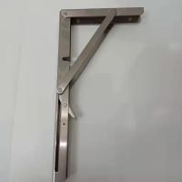 China 30 Inch Heavy Duty Folding Brackets Standard Stainless Steel Wall Mounted Desk Support for sale