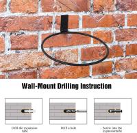 China 4 inch Wall Planter Ring Hanger Standard Wall Mounted Pot Hook Bracket for Wall Mount for sale