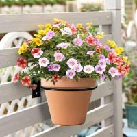 China 4 inch Wall Planter Ring Hanger Standard Wall Mounted Pot Hook Bracket for Wall Mount for sale