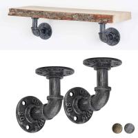 China Metal Steel Industrial Pipe Brackets for Heavy Duty Wall Mounting and Stylish Design for sale