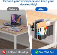 China Metal Under Desk Laptop Organizer No. of Tiers Laptop Stand Tablet iPad books Holder for sale