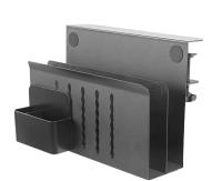 China Functional Design No Drill Laptop Stand Tablet iPad Books Holder for Desk Organization for sale