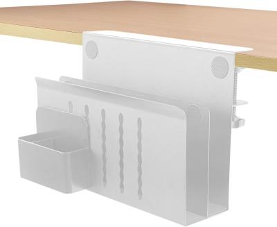China Pen Holder for Laptop Stand Tablet iPad books Holder Under Desk Hanging Organizer for sale