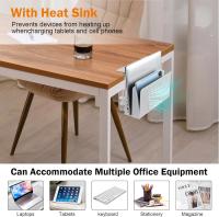 China Pen Holder for Laptop Stand Tablet iPad books Holder Under Desk Hanging Organizer for sale