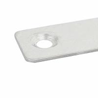 China Metal L Shaped Flat Fixing Mending Repair Plates Bracket with 50mmx50mmx1mm Size for sale
