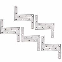 China Metal L Shaped Flat Fixing Mending Repair Plates Bracket with 50mmx50mmx1mm Size for sale