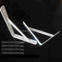 China Structure Triangle Bracket Stainless Steel Slotted Corner Cabinet Hanging Bracket for sale