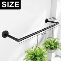 China Securely Mount Flower Pots with White/Black Carbon Steel Bracket Carbon Steel for sale