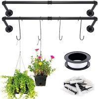 China Carbon Steel Flower Window Box Planter Brackets Supported by Metal Plant Hanger for sale