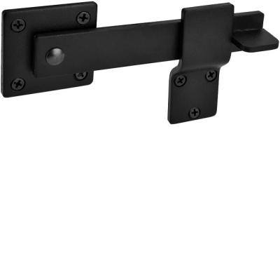 China 9*12 Inch Black Matte Deadbolt for Wooden Fences Smooth and Effortless Operation for sale