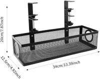 China Single-Tier Standing Under Desk Cord Organizer Wire Management Tray Ideal for Storage for sale