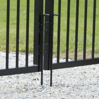 China Outdoor Living Heavy Duty Drop Rod Tube Gate Anchor with Powder Coated Stainless Steel for sale