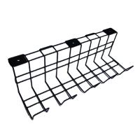 China Flexible Cable Management Black Wire Holders for Desk Non-folding Rack Flexible Design for sale