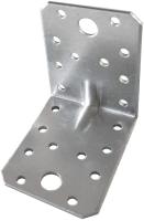 China Silver 70 x 70 x 55 x 2.5mm Corner Angle Connecting Braces Plates Beading Heavy Duty Timber L Joining Brackets for sale