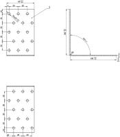 China Silver 70 x 70 x 55 x 2.5mm Corner Angle Connecting Braces Plates Beading Heavy Duty Timber L Joining Brackets for sale