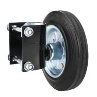 China Prevent Door Slack and Improve Gate Function with Black Side Mount Gate Support Wheel for sale