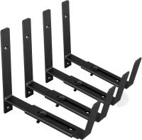China Heavy Duty Wall Mount Iron hanging planter box for window Black or White Variant for sale