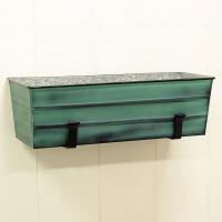 China Heavy Duty Wall Mount Iron hanging planter box for window Black or White Variant for sale