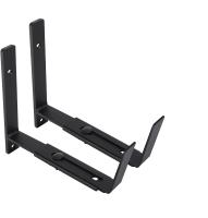 China Black Powder Coated Retractable Plant Hanger Suitable for Indoor and Outdoor Plants for sale
