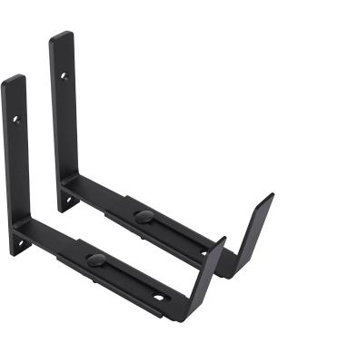 China Black Powder Coated Retractable Plant Hanger Suitable for Indoor and Outdoor Plants for sale